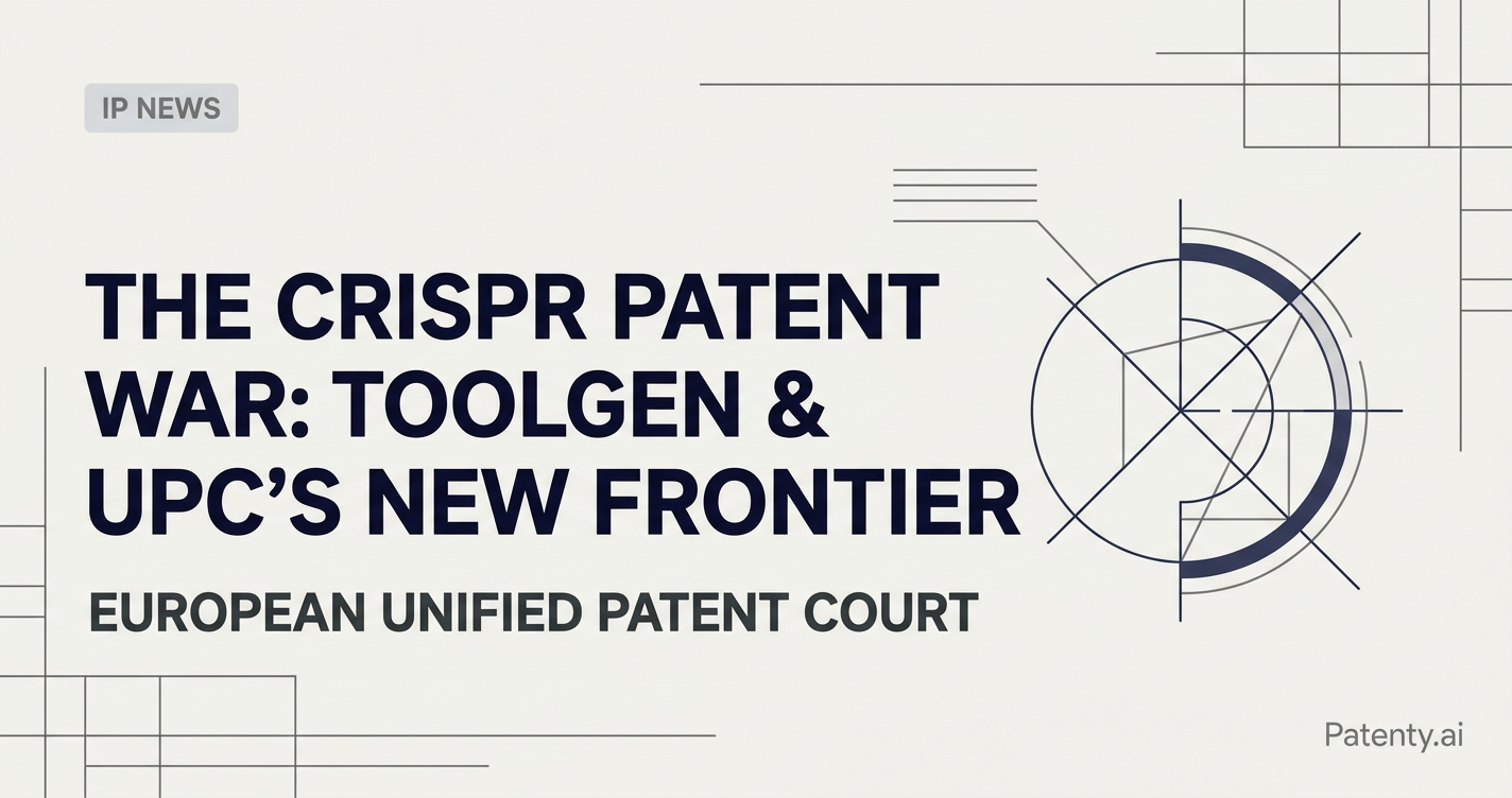 The CRISPR Patent War: ToolGen’s Strategic Advantage and the UPC’s…
