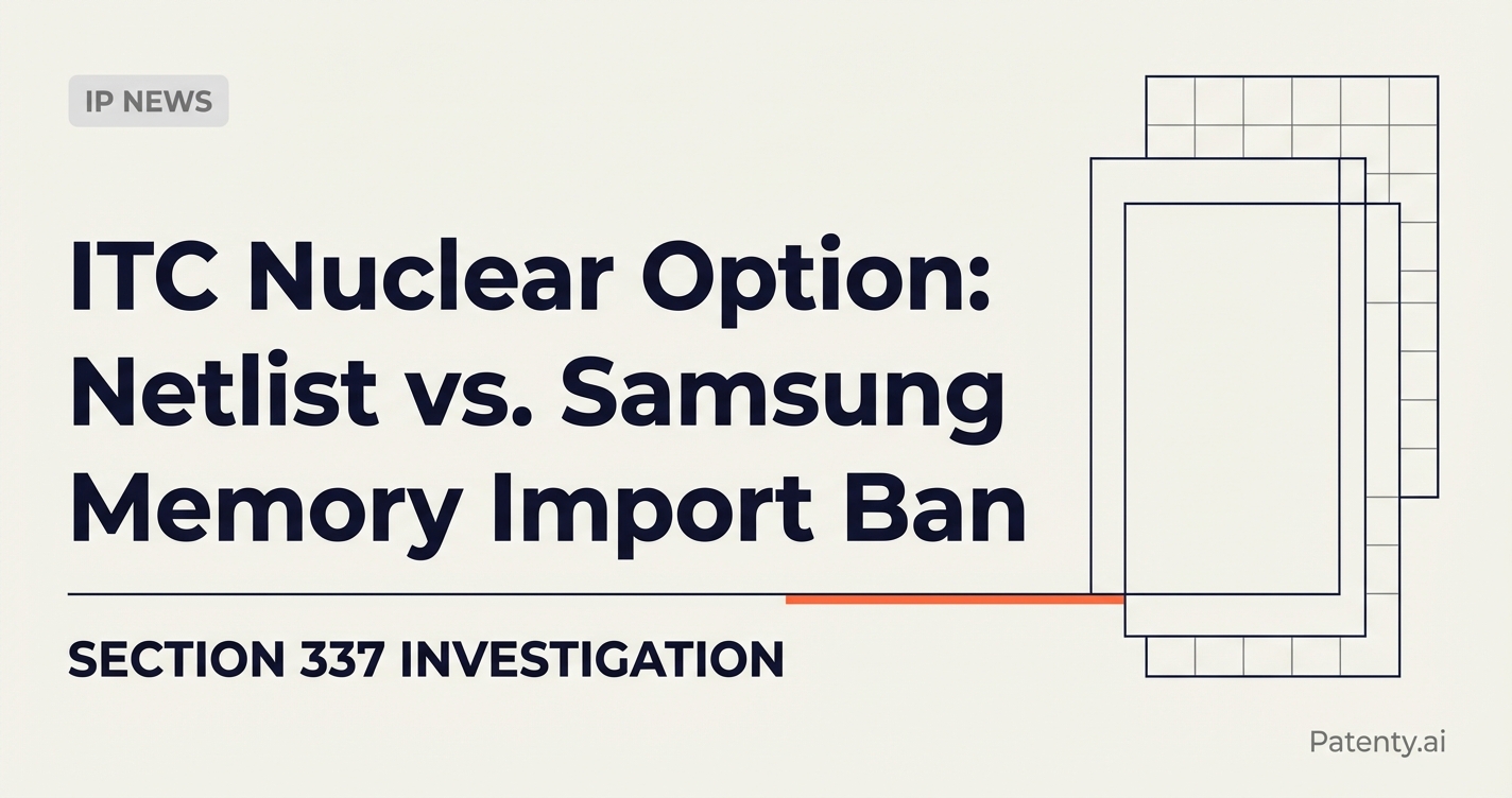 The ITC Nuclear Option: Analyzing the Netlist vs. Samsung Memory…